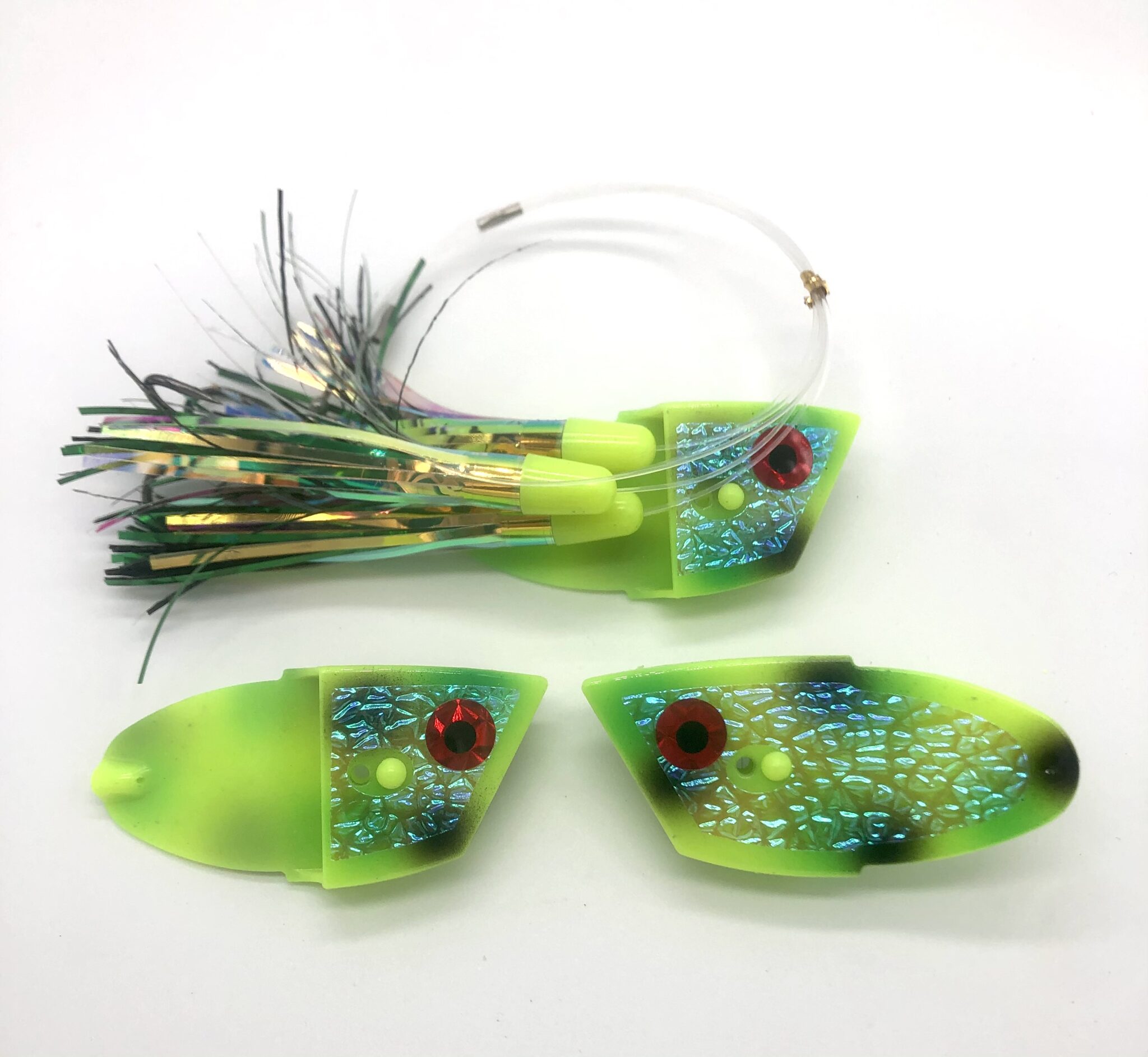 Yellow War Frog Cut Bait Rig - Diabolical Sport Fishing